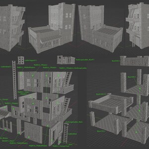 Modular Urban Buildings 28mm-32mm Scale Terrain - Etsy