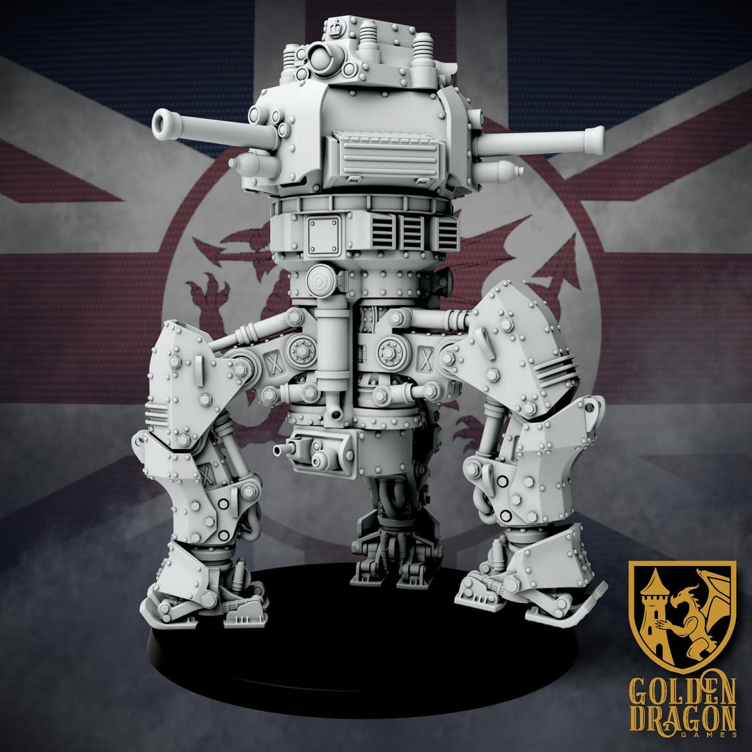 British Empire - Autonomous Tripod Mk. III, ''vortimer'' - Marcher ...