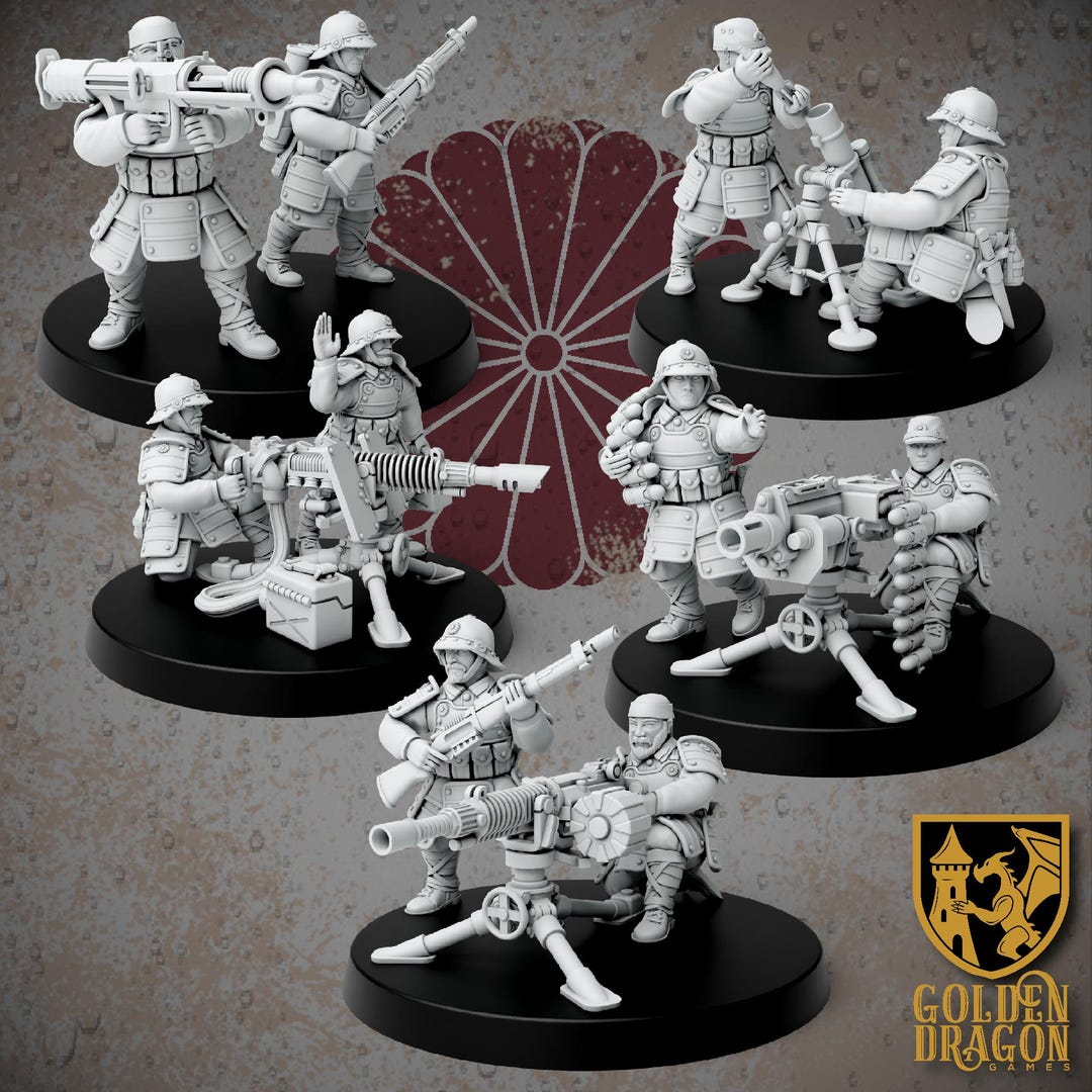 Empire of Japan - Infantry Support Weapons - Marcher: Empires at War ...
