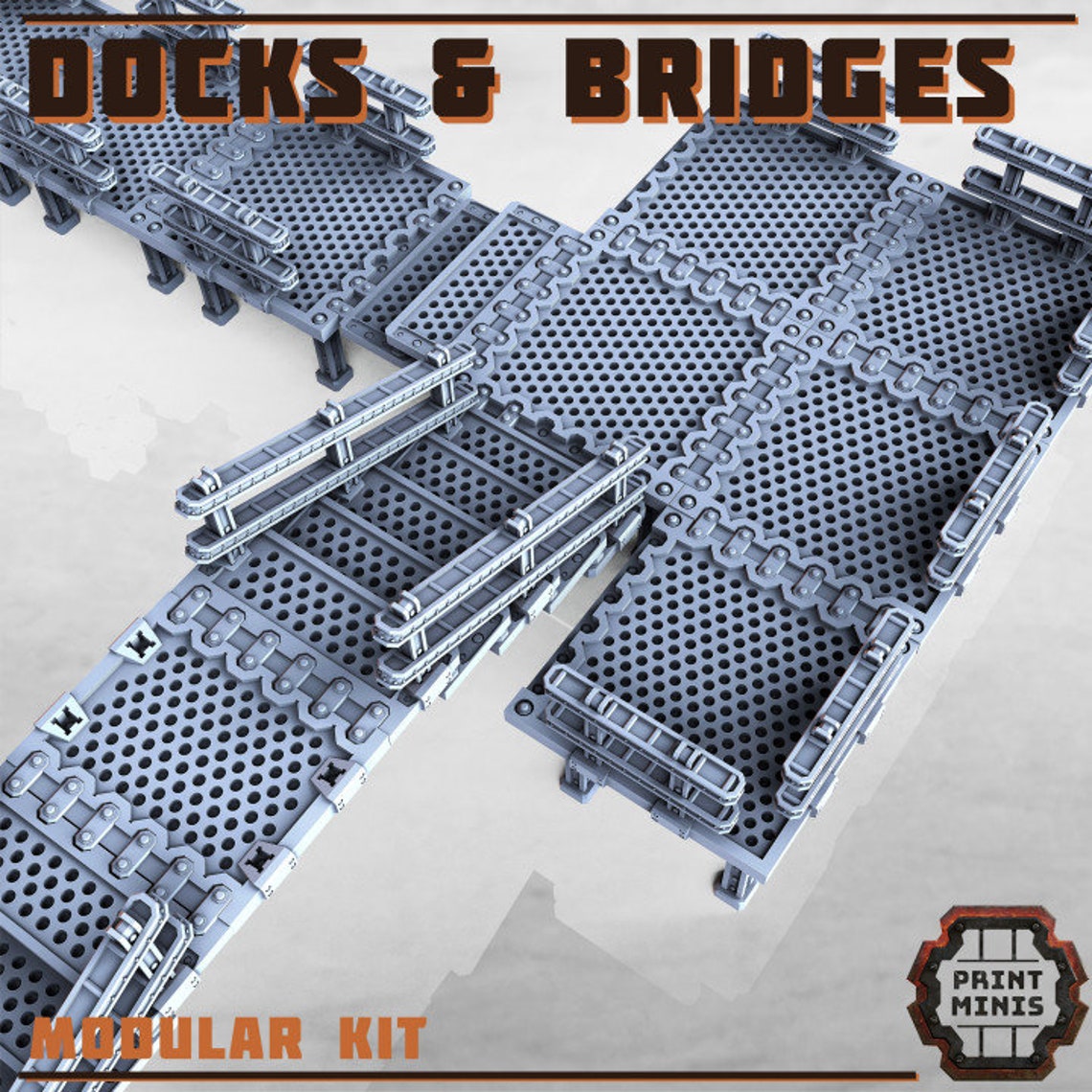 Modular Docks and Bridges Terrain 28mm Scale - Etsy