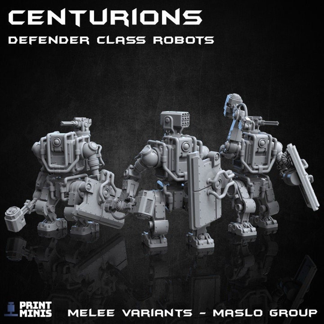 The Centurions - Melee Robots 28-32mm Scale - Etsy