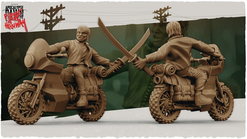 Rider of the Highway Road Riding Bikers 5 Pack 32mm Scale - Etsy