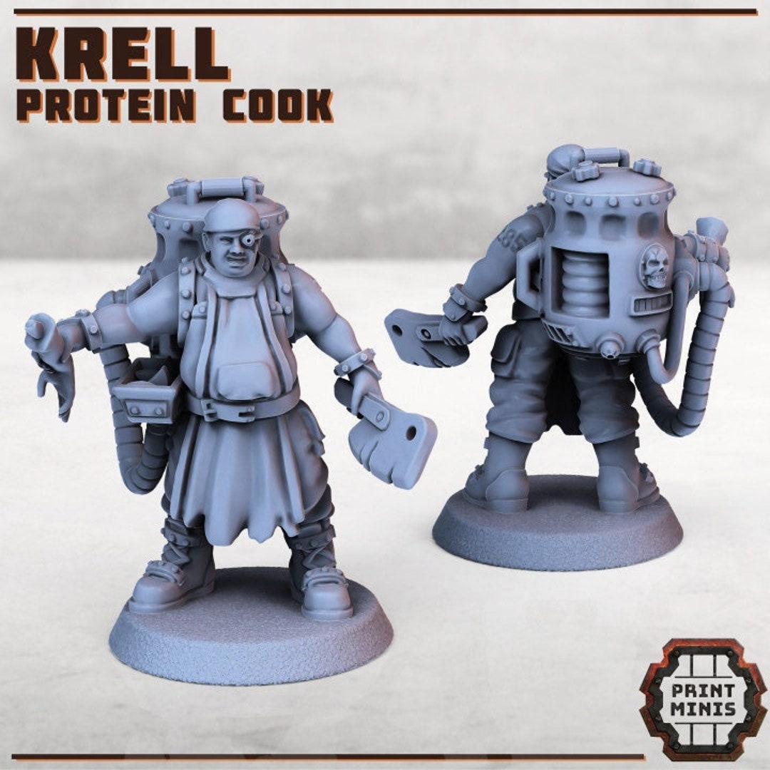 Krell the Protein Cook 28mm Scale Miniature - Etsy