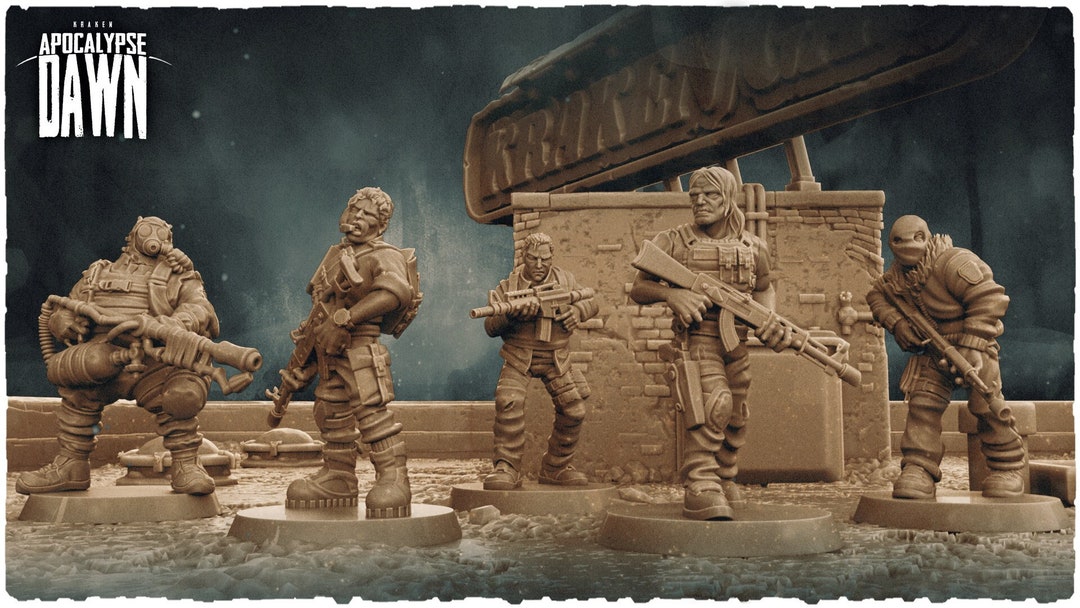 Apocalypse Dawn Street Militia 5 Pack 32mm Scale - Etsy