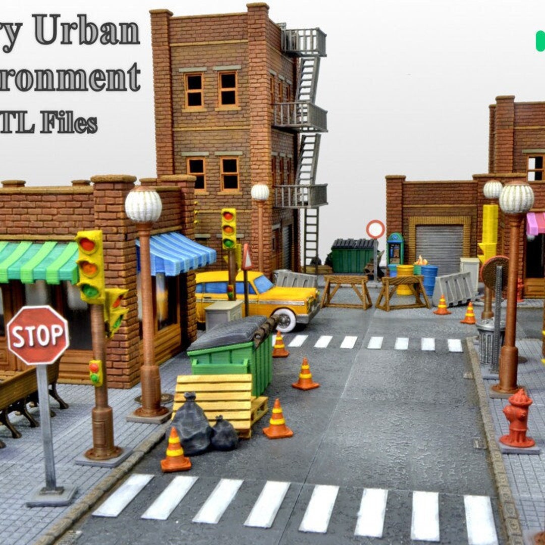 Modular Urban Buildings 28mm-32mm Scale Terrain - Etsy