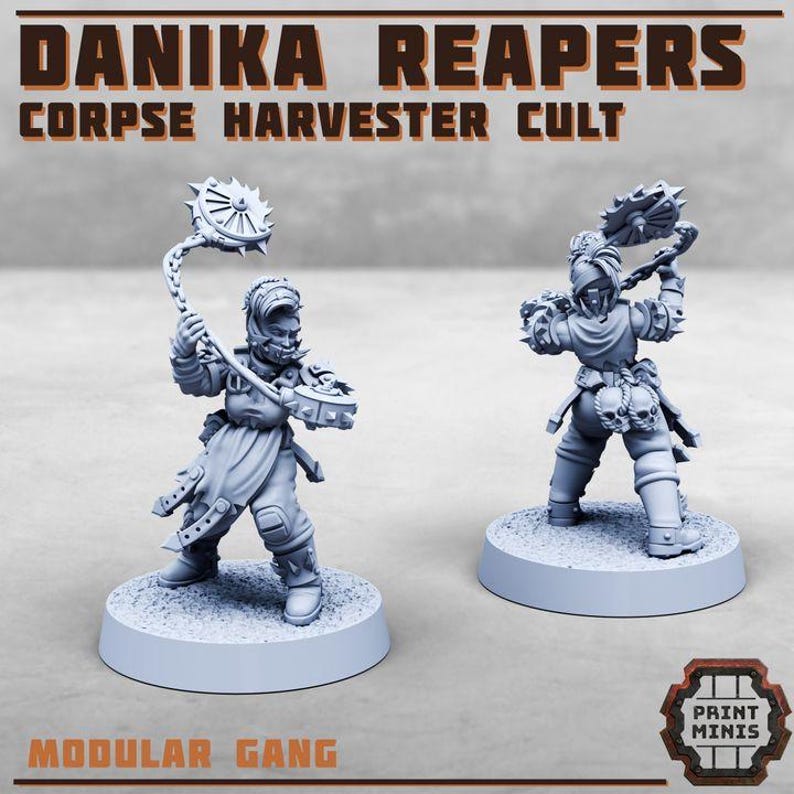 Modular Danika Reapers Corpse Harvesters Cult Gang 28mm Scale Miniature ...