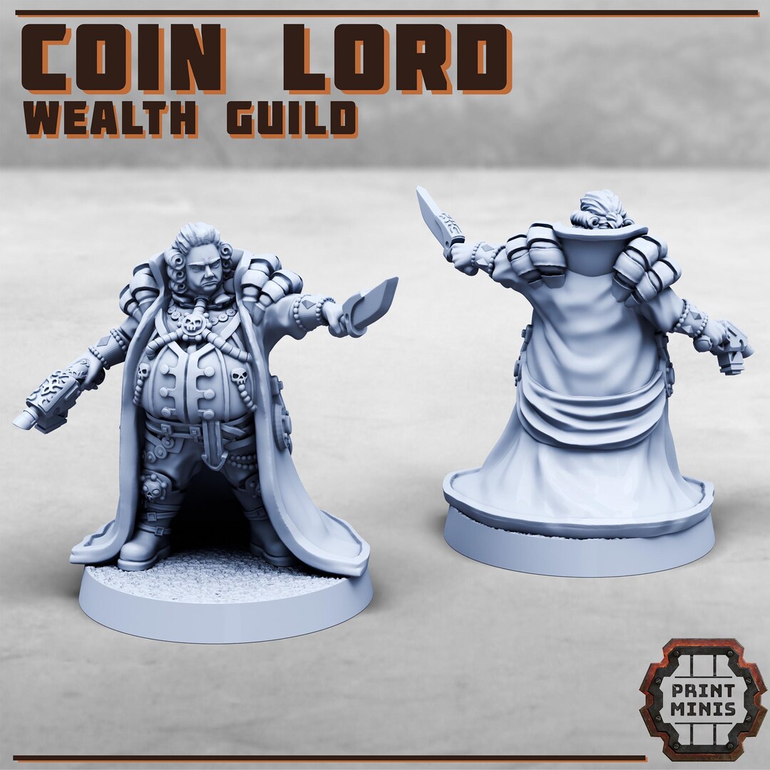 Coin Lord Wealth Guild 28mm Scale Miniature - Etsy