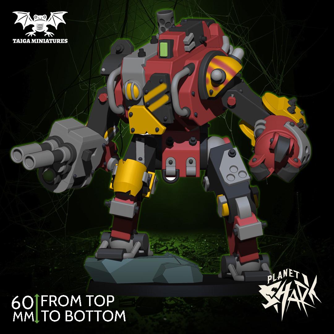 Taiga Miniatures Planet Shark - Dread Mech - 28-32mm Scale Miniatures ...