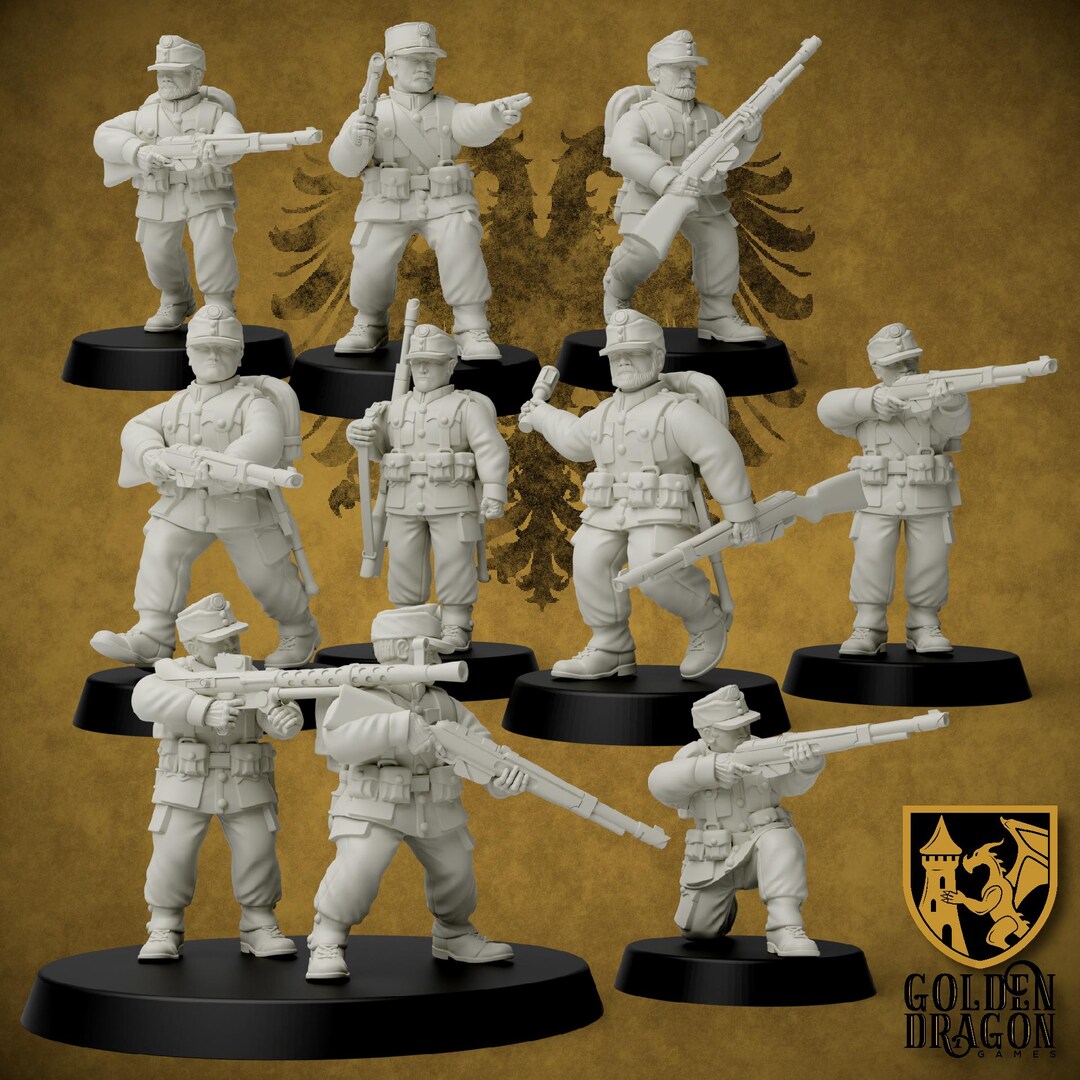 Holy Roman Empire - Honvéd Infantry - Marcher: Empires at War 30mm ...