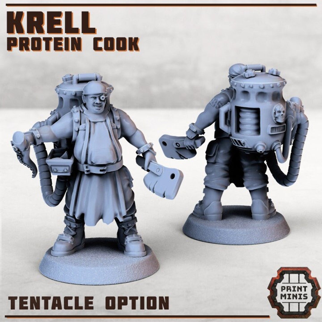 Krell the Protein Cook 28mm Scale Miniature - Etsy