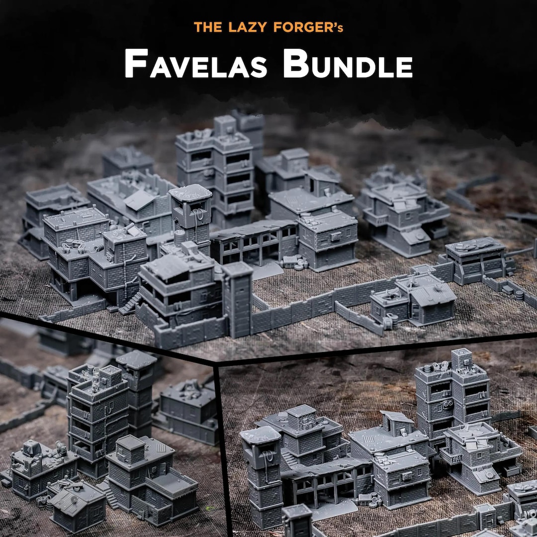 Full Spectrum Dominance Favelas Terrain Bundle 6mm Scale Miniatures - Etsy