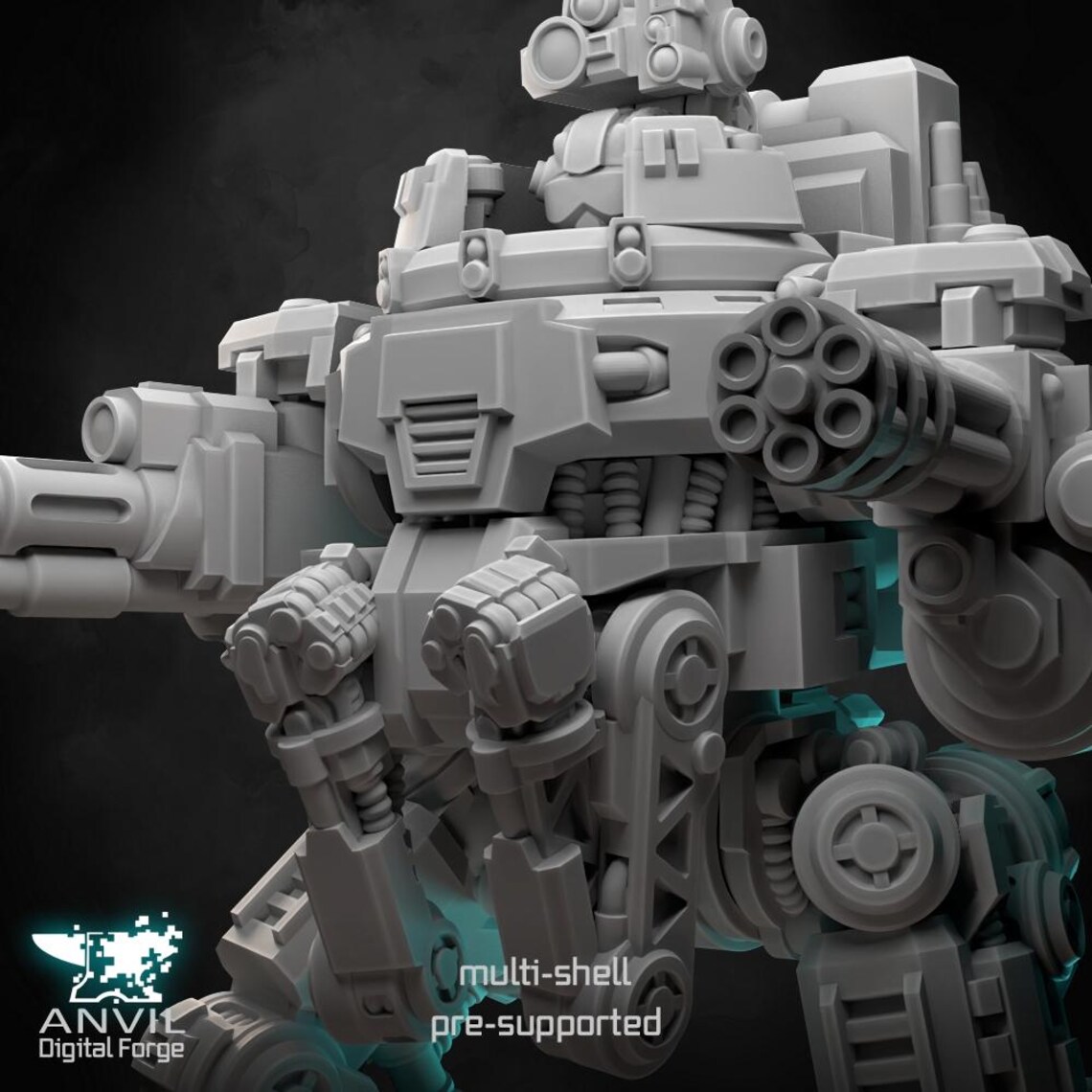 Afterlife Goliath Mech Mkii 28mm Scale Miniature - Etsy