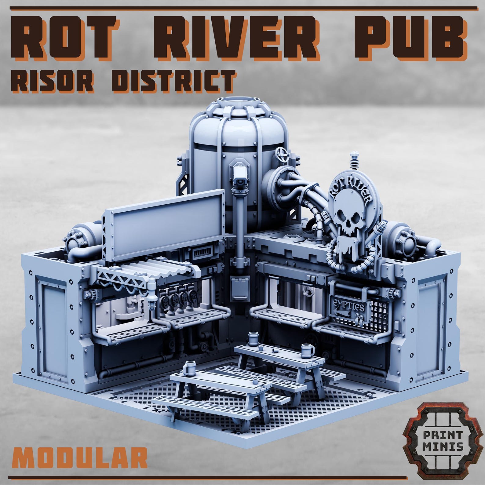 Rot Rivers Bar 28mm Scale Miniature Terrain - Etsy