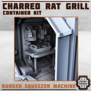 Modular Charred Rat Grill 28mm Scale Terrain Set Miniatures - Etsy