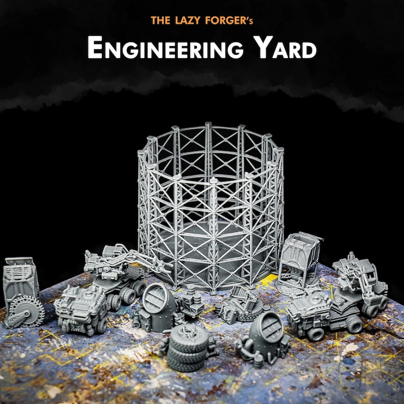Full Spectrum Dominance Engineering Yard Terrain Bundle 6mm Scale ...