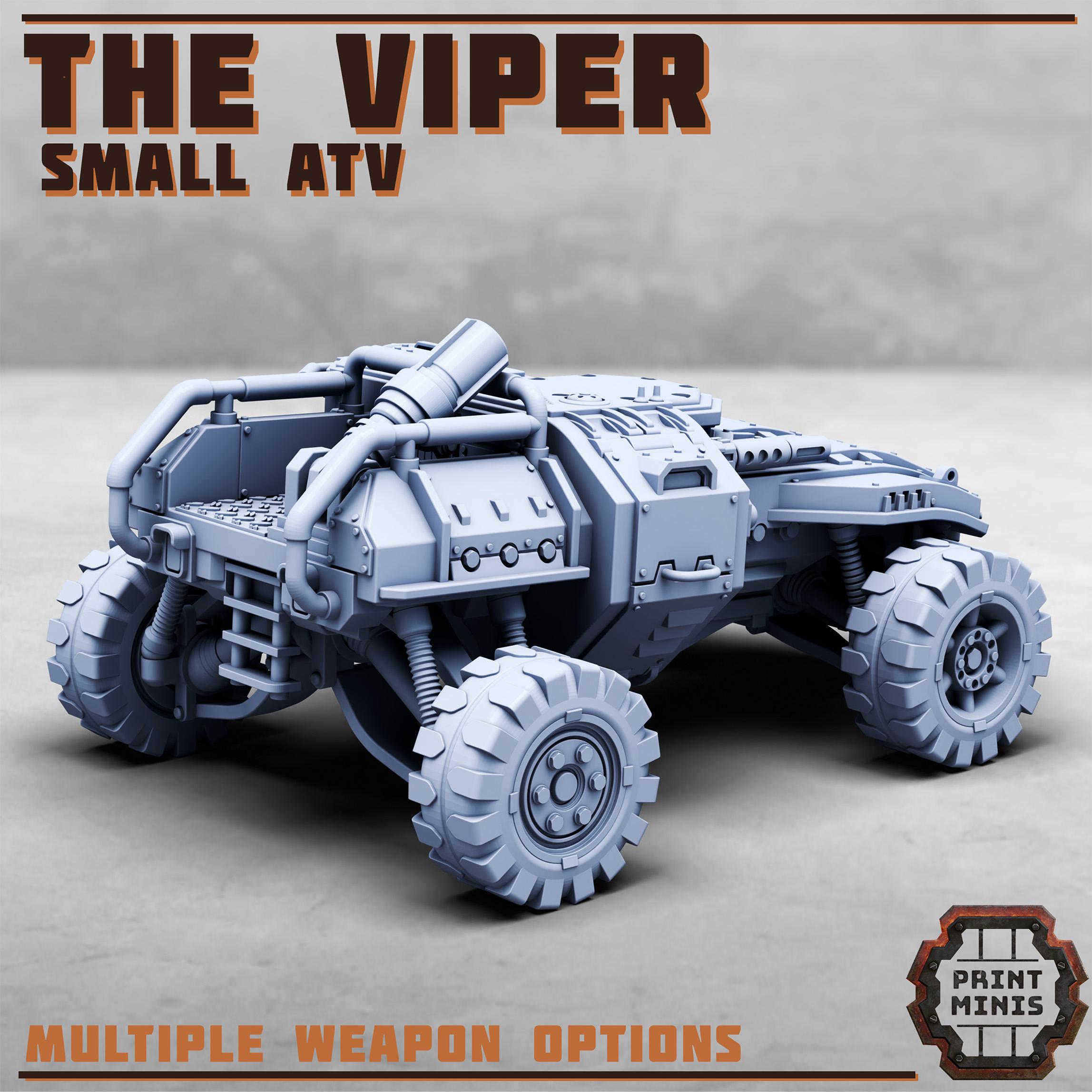 The Viper Small ATV Vehicle 28mm Scale - Etsy