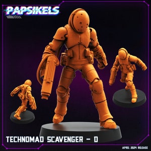 5 Pack Cyberpunk Technomads Scavengers 32mm Scale Miniatures - Etsy