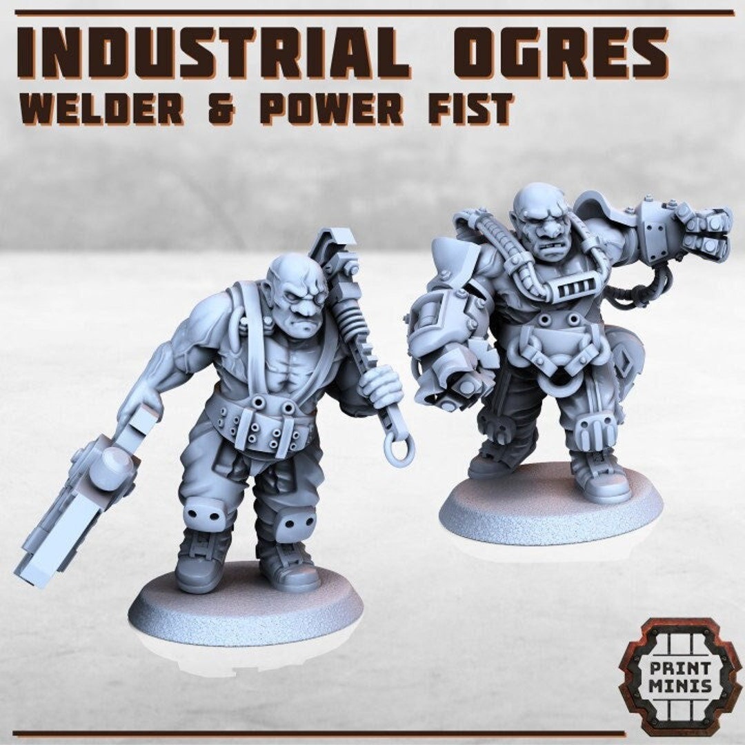 Industrial Ogres 28mm Scale Miniatures - Etsy