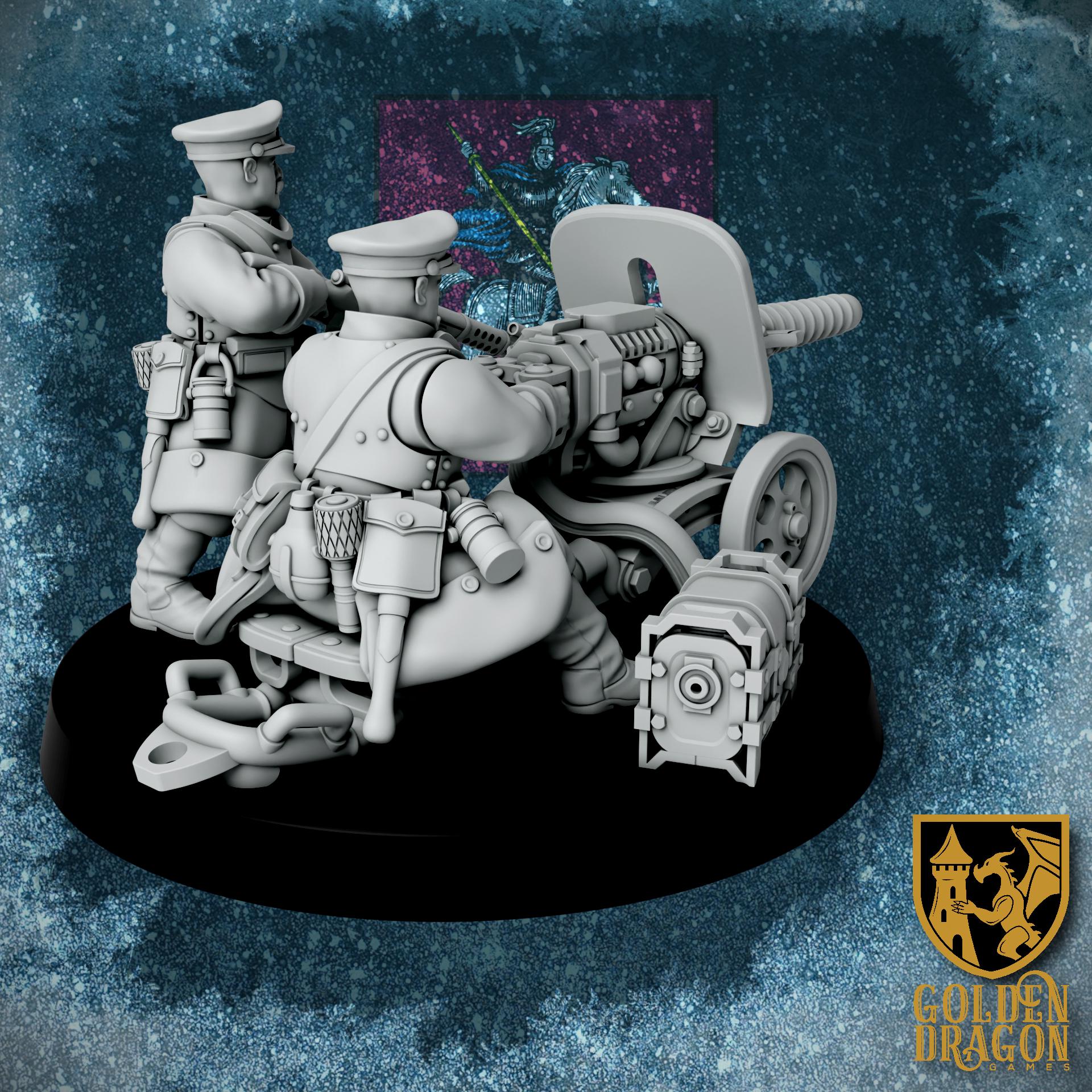 Russian Empire - Guards Weapon Teams - Marcher: Empires at War 30mm ...