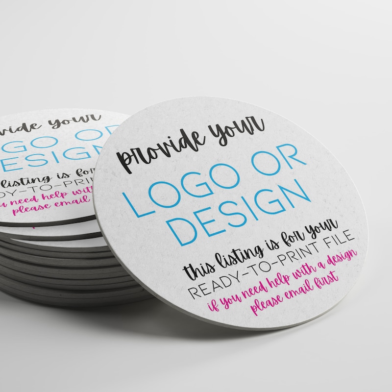 Foam Customized Coasters - Etsy