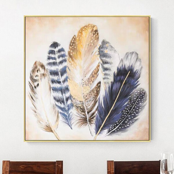 Feather Painting - Etsy