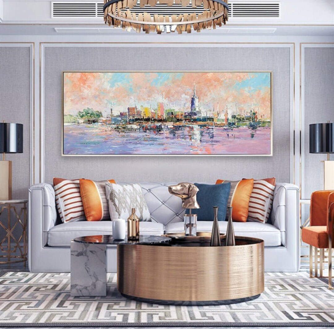 Original Venice Abstract Painting on Canvas Venice Canvas - Etsy