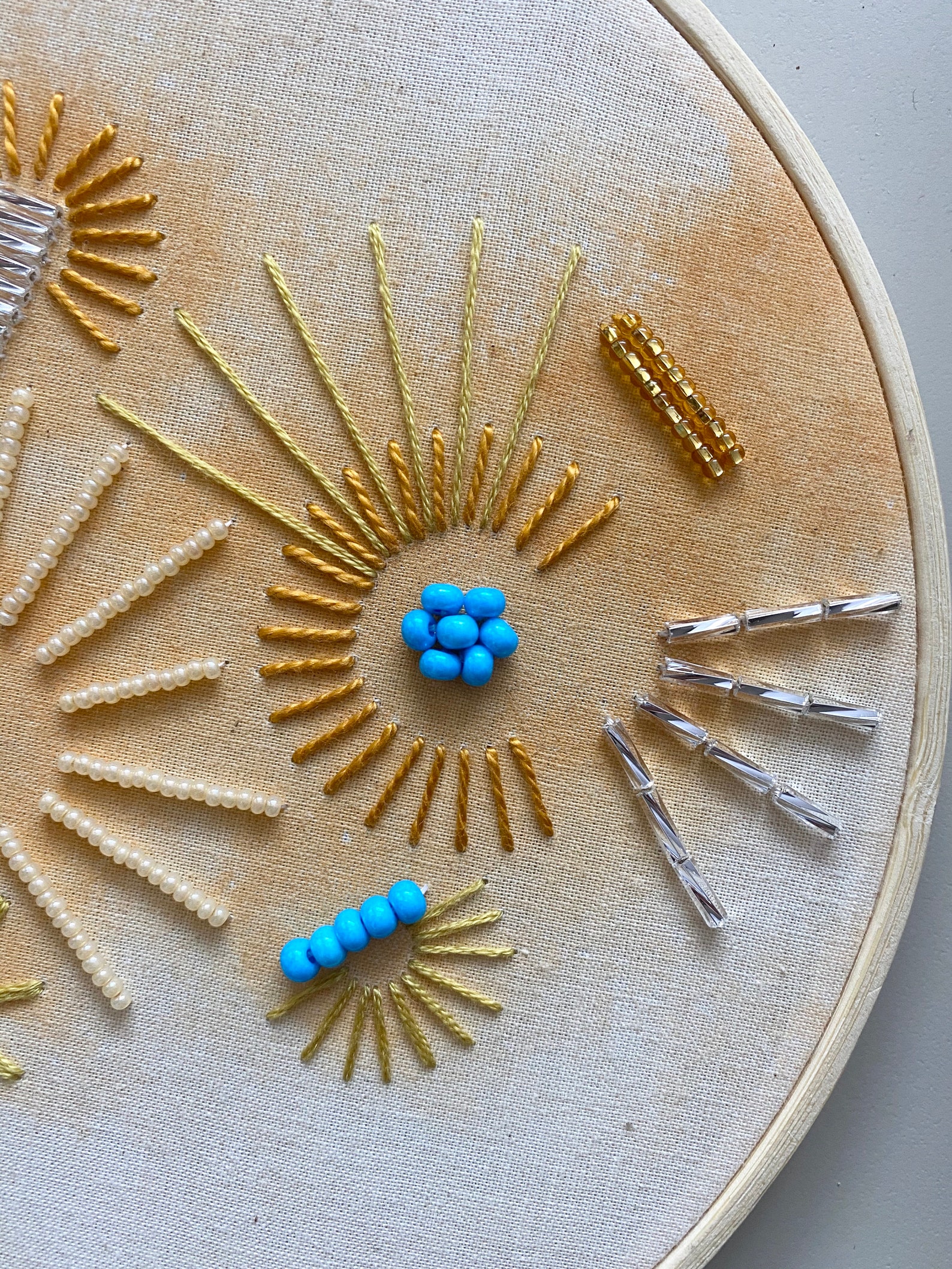 Multimedia Abstract Embroidery Hoop - Etsy