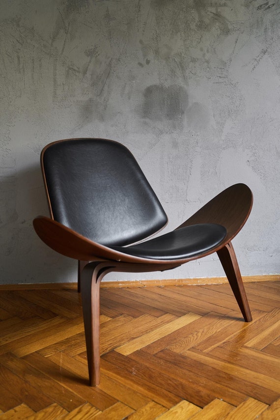 SHELL CHAIR Vintage Mid Century Chair Japandi Vintagech07 Shell Chair Hans J. Wegner Shell Chair Etsy