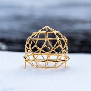 24k Gold Plated Christ Grid, 5 Tall With 3/32 Diameter Rod Thickness ...
