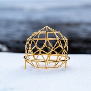 24k Gold Plated Christ Grid, 5 Tall With 3/32 Diameter Rod Thickness ...
