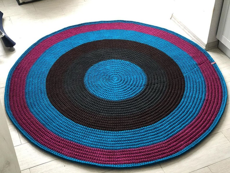 Cotton rug chunky knit rug cotton carpetscandinavian style | Etsy