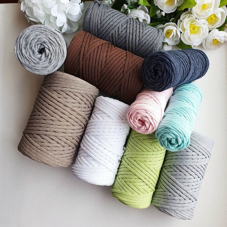 Polyester Macrame Rope 3 Mm Polyester Cord Crochet Rope for - Etsy