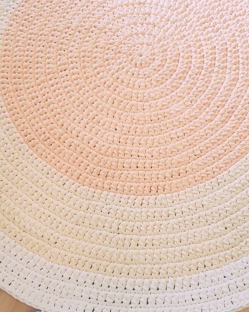 Cotton rug chunky knit rug cotton carpetscandinavian style | Etsy