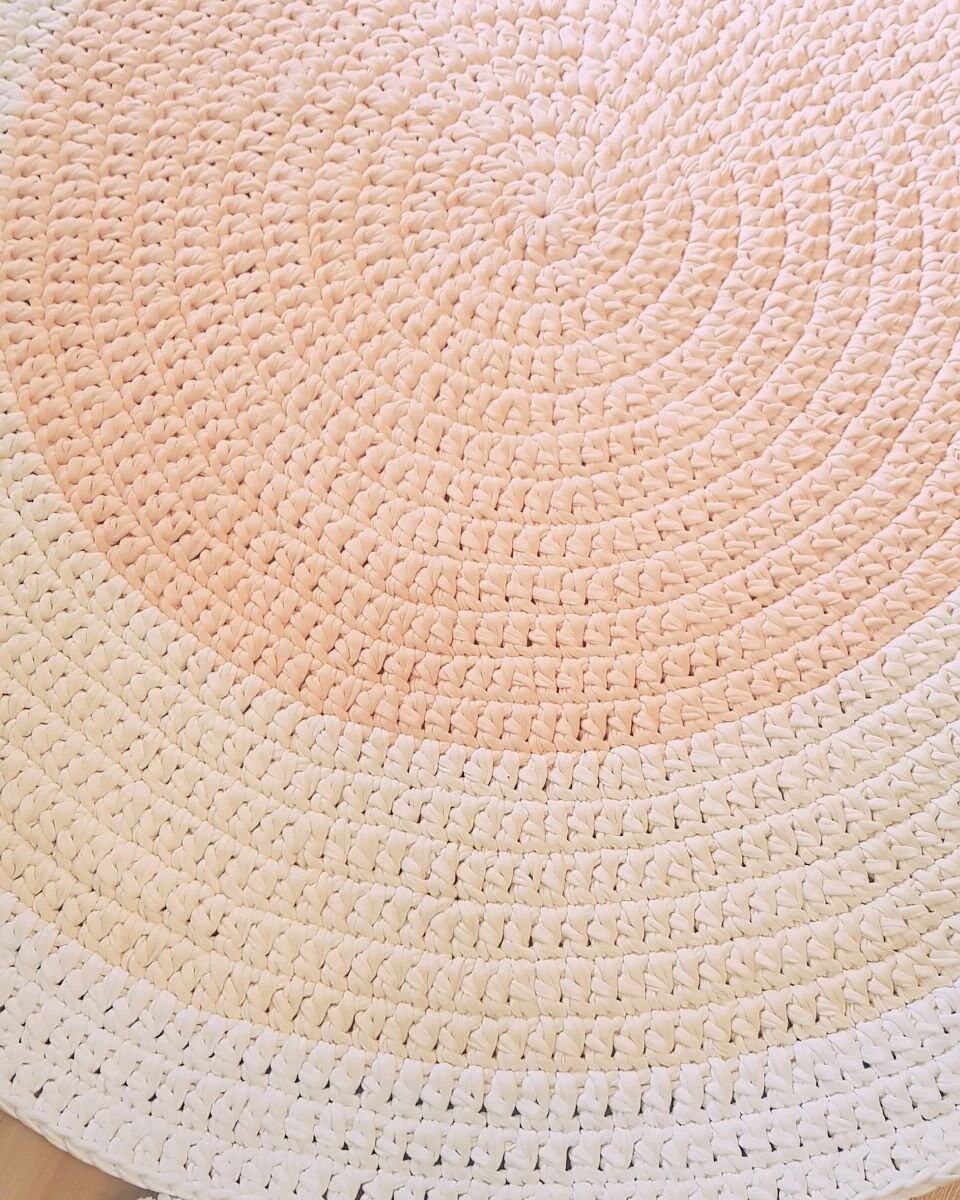 Cotton rug chunky knit rug cotton carpetscandinavian style | Etsy