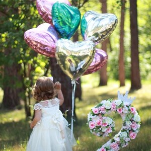 Flower Numbers, Number Flowers, Birthday Numbers, Flower Letters ...