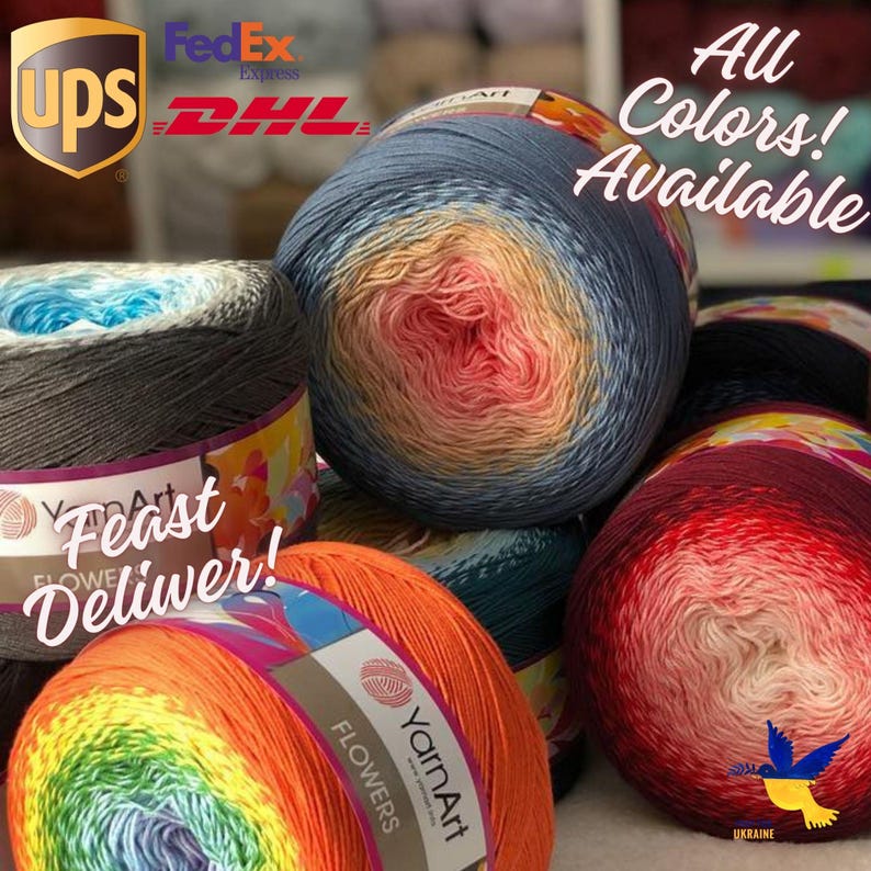 Yarnart Flowers-cakes,batic Yarn,cake Yarn,yarn Dres,grade Yarn ...