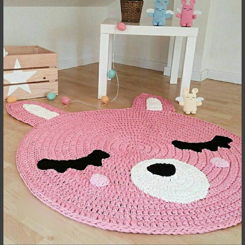 Children Rug Beige Nursery Rug Crochet Nursery Rug Round - Etsy