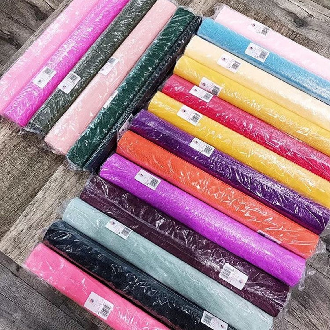Crepe Paper Rolls Paper Flowers Wrapping Paper Decor Paper | Etsy