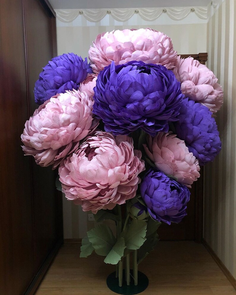 Large Paper Flowers. Giant Paper Flowers. Paper Flowers on the - Etsy