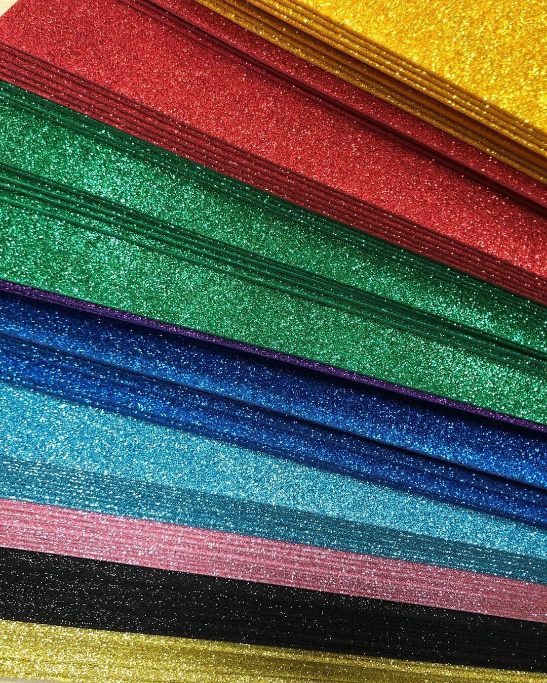 Glitter Foam Paper Sparkles Paper for Children's Craft Activities DIY ...