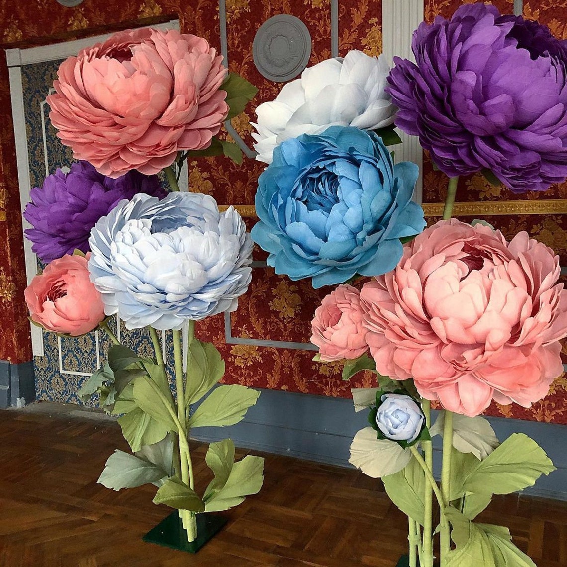 Large Paper Flowers. Giant Paper Flowers. Paper Flowers on the - Etsy