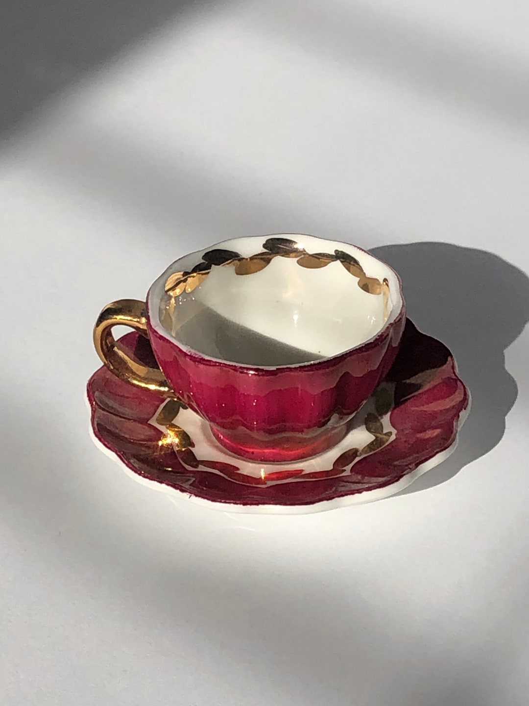 ARTONE MINIATURE Tea Cup and Saucer - Etsy