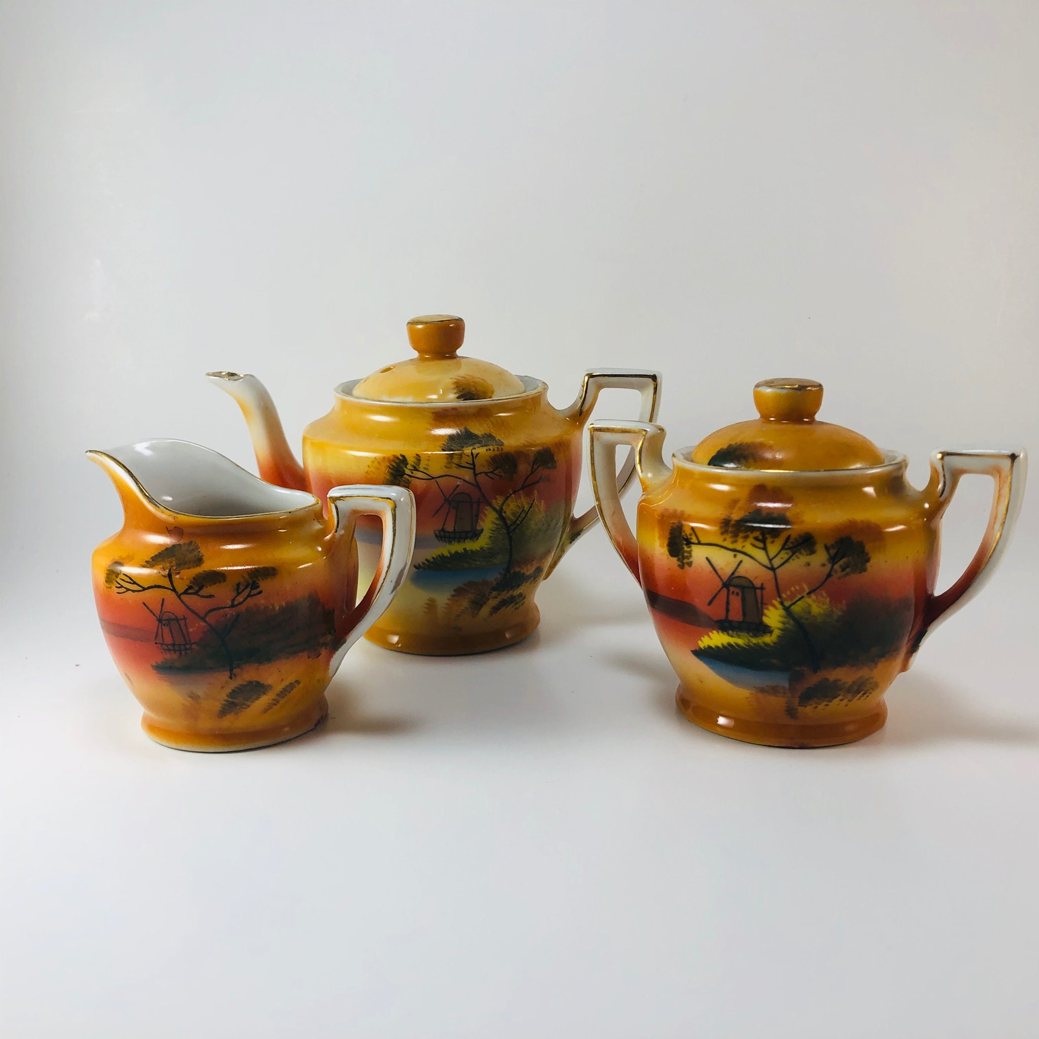 Vintage Child's Tea Set - Etsy