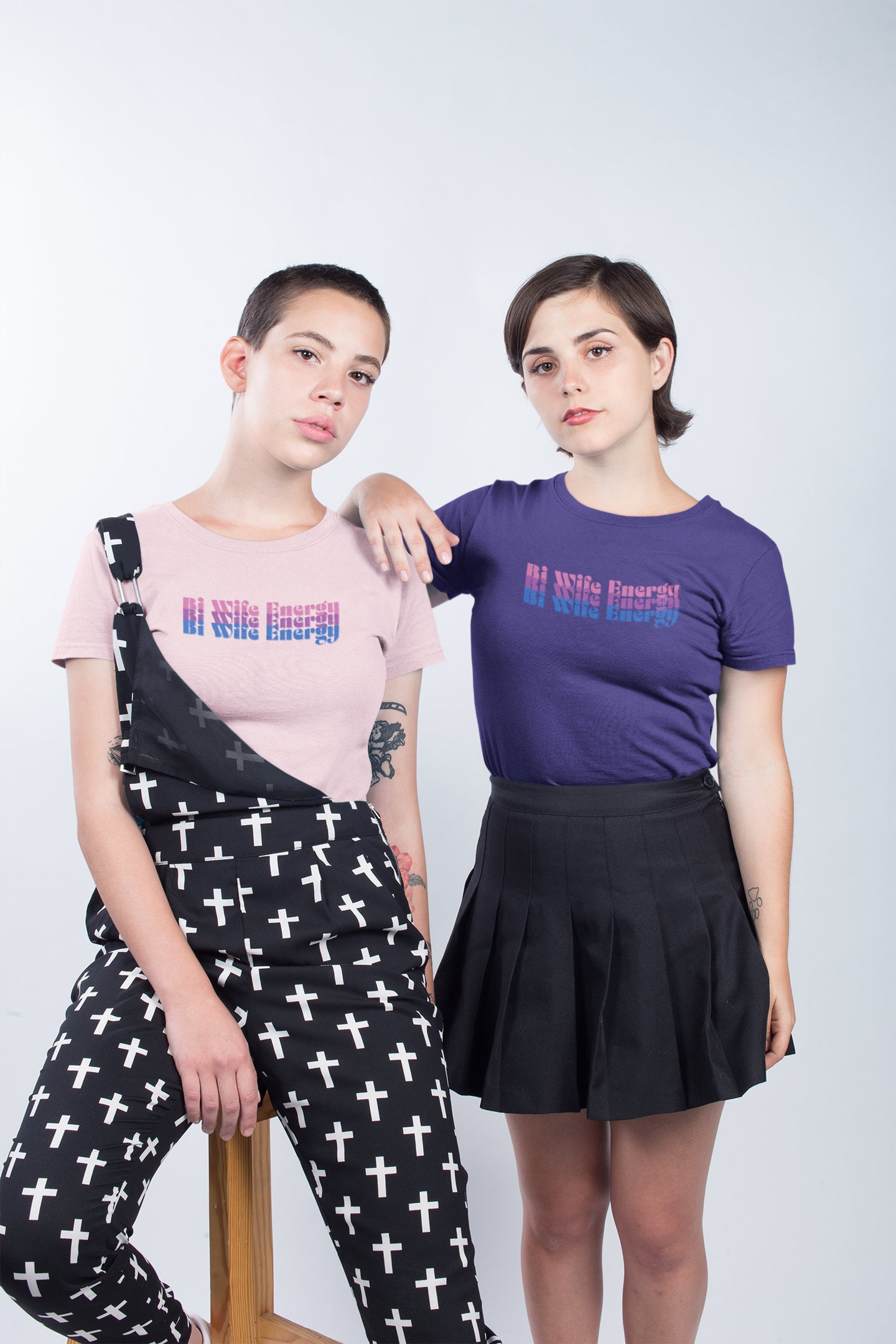 Bi Wife Energy Shirt Bi Pride Shirt Bisexual Pride Bisexual Etsy