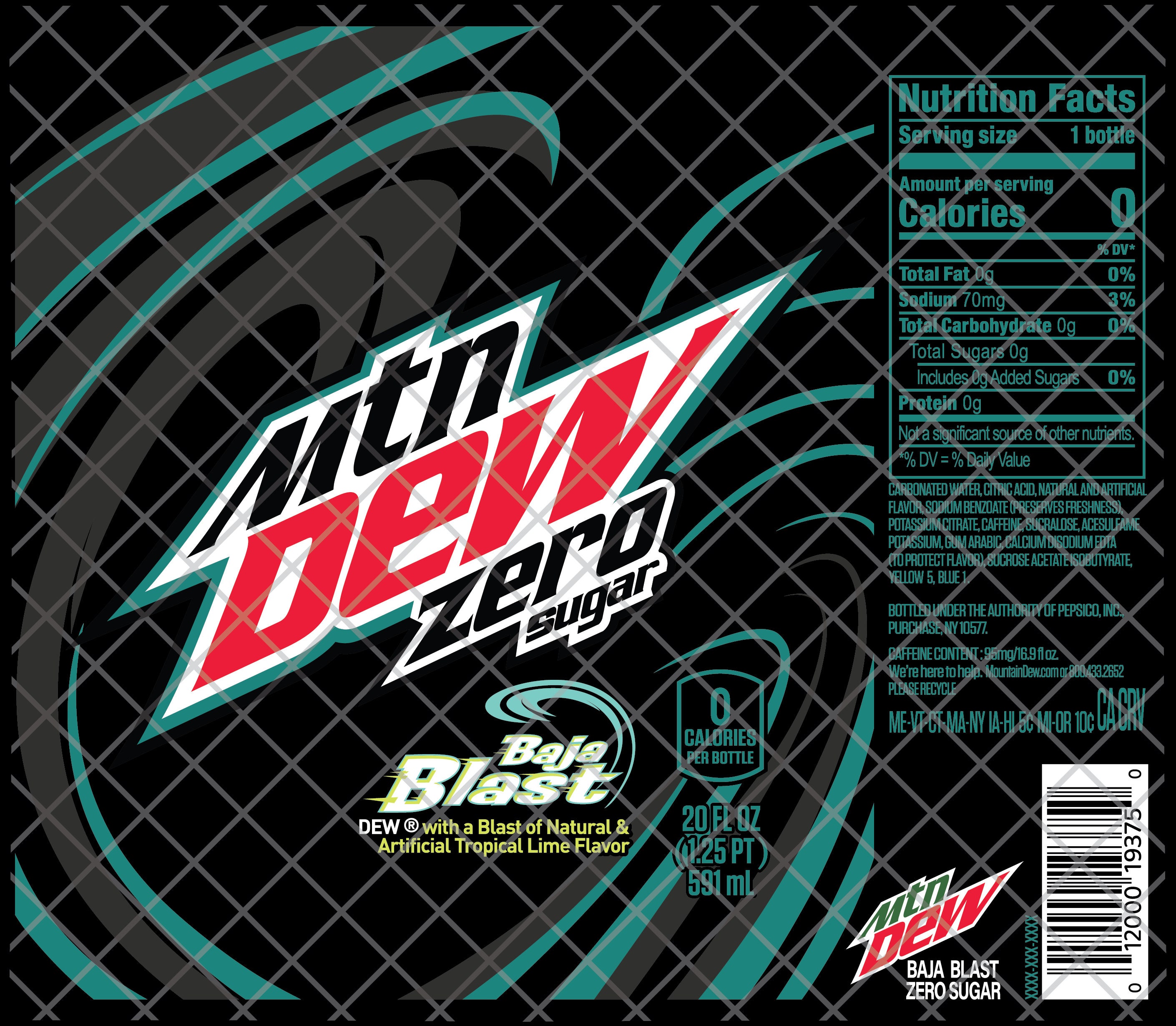 Mountain Dew Baja Blast Logo
