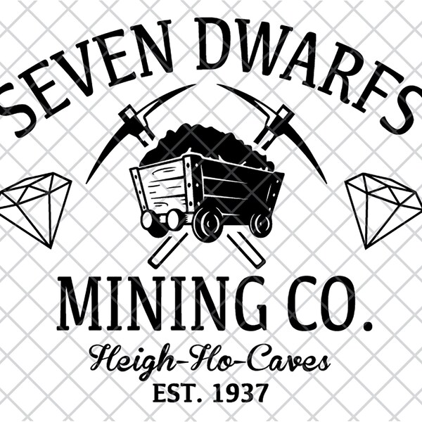 Dwarfs Mining Svg Etsy