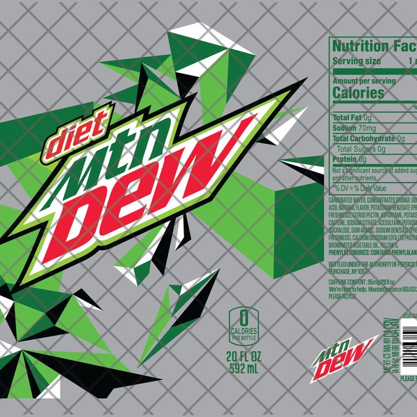 Mountain Dew Vinyl Decal - Etsy
