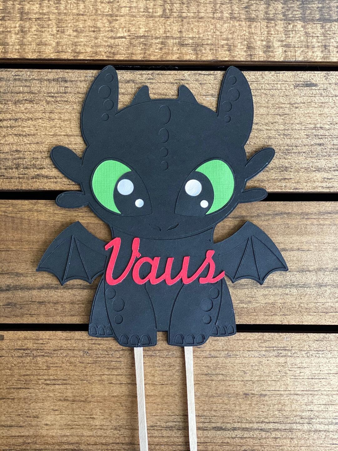 Toothless How to Train Your Dragon Night Fury Customizable - Etsy