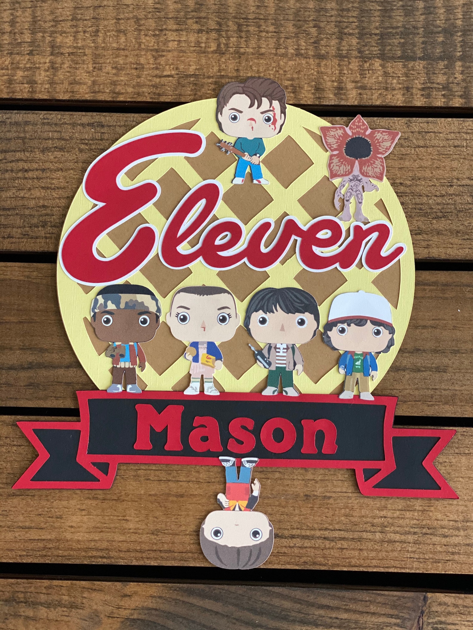 Stranger Things Cake Topper - Etsy