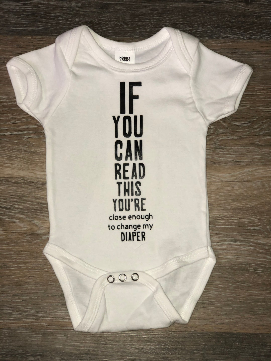 If You Can Read This - Baby Onesie - Too Close - Etsy